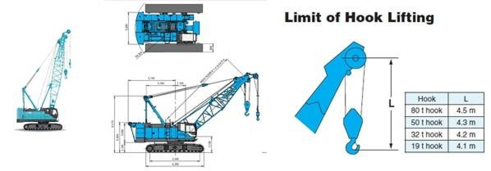 Spesifikasi Crane Kobelco CKS800