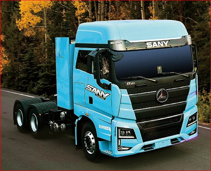 Spesifikasi dari SANY JIANGSHAN EV550 Composite Electric Semi-trailer ...