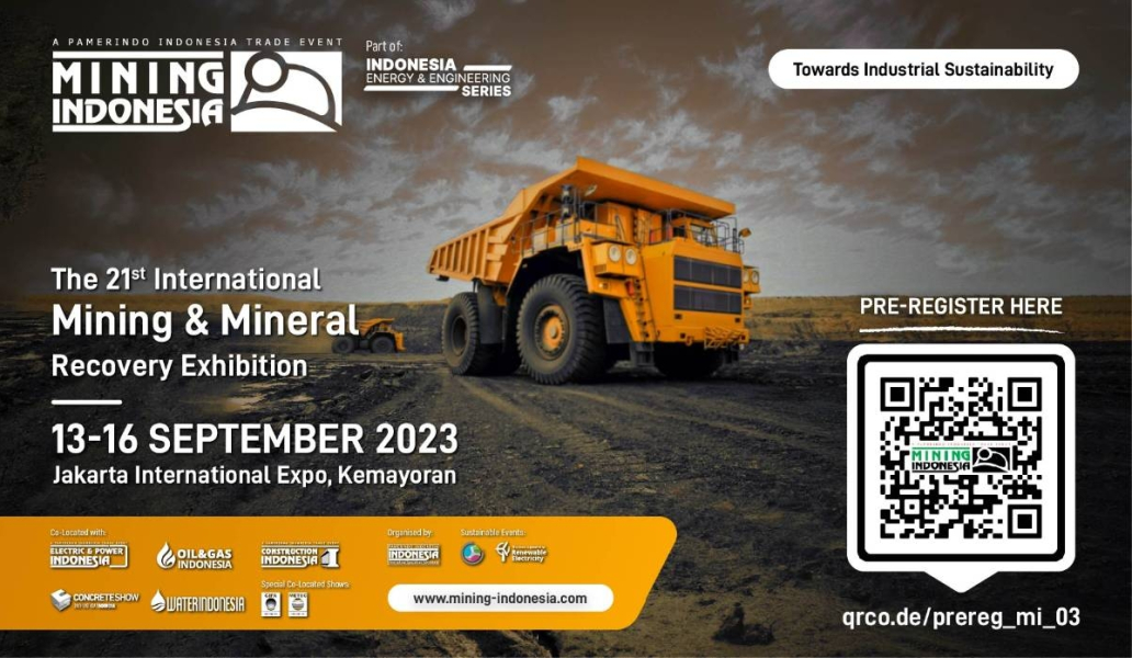 Mining Indonesia 2023 Pameran Mining Terbesar di Asia Tenggara. Kini ...