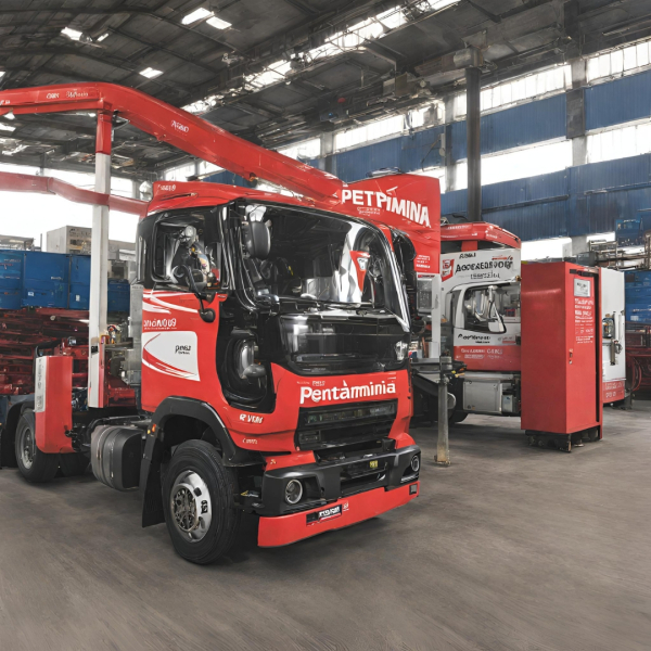 Pertamina perkenalkan solusi pelumas untuk alat berat, bus dan truk ...